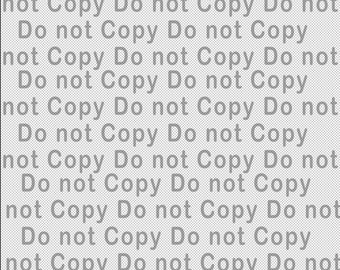 Do Not Copy Watermark - Etsy