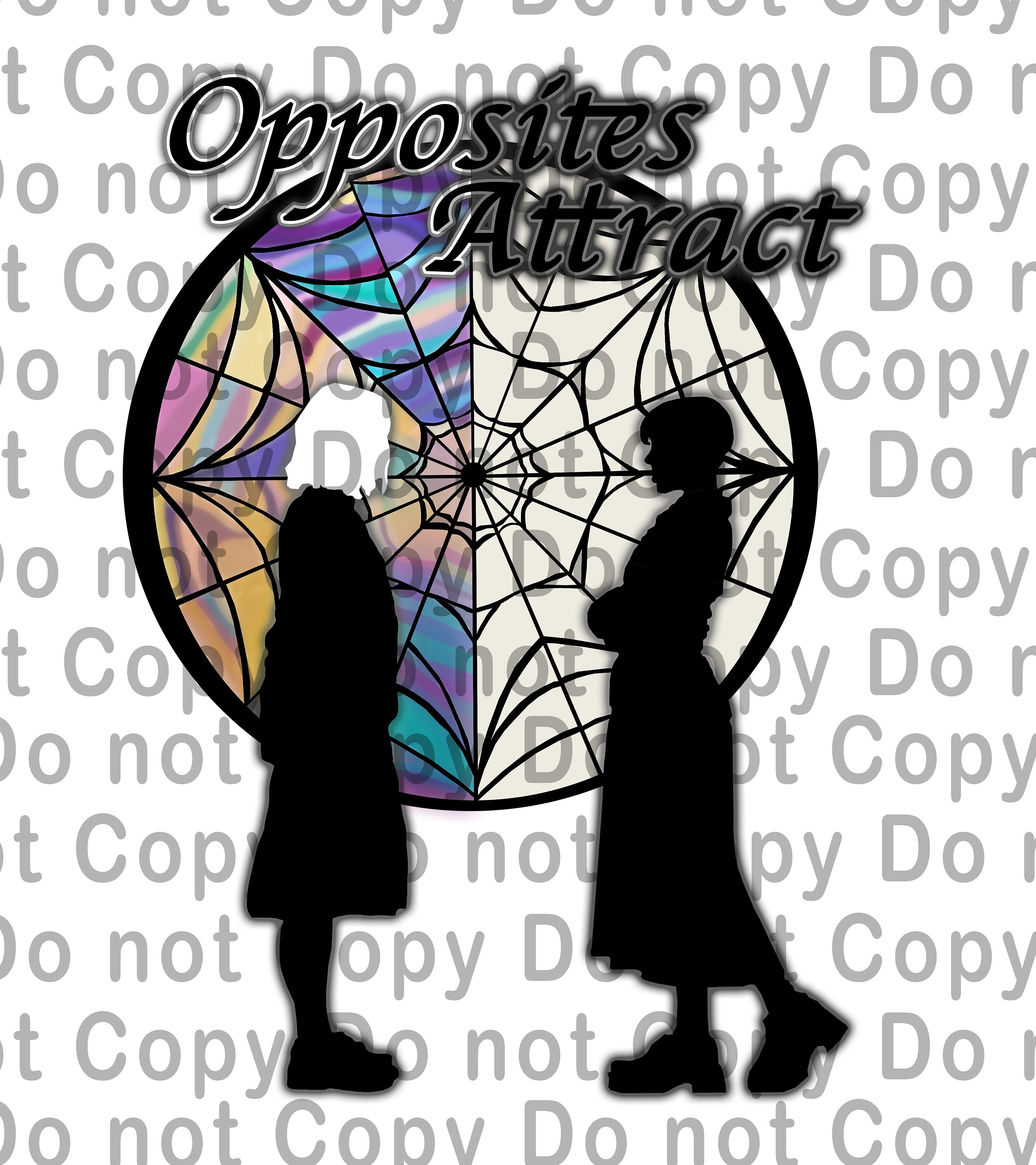 Opposites Attract PNG Design - Etsy