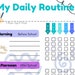 Printable My Daily Routine Checklist; Blank & Pre-filled - Etsy