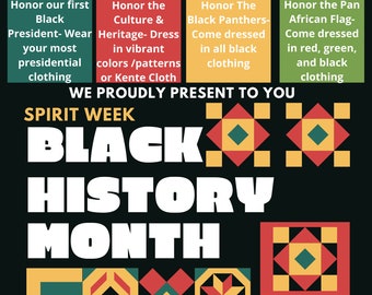 Black History Month Flyer - Etsy