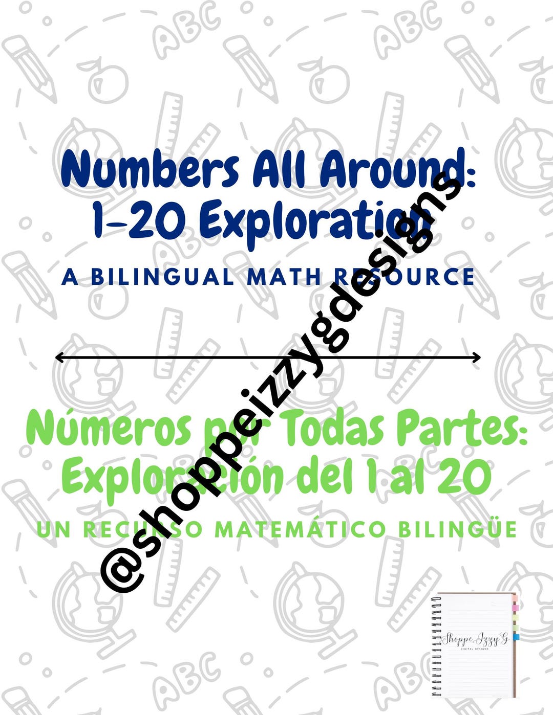 Bilingual Numbers Practice 1-20, Practica De Numeros, Homeschool ...