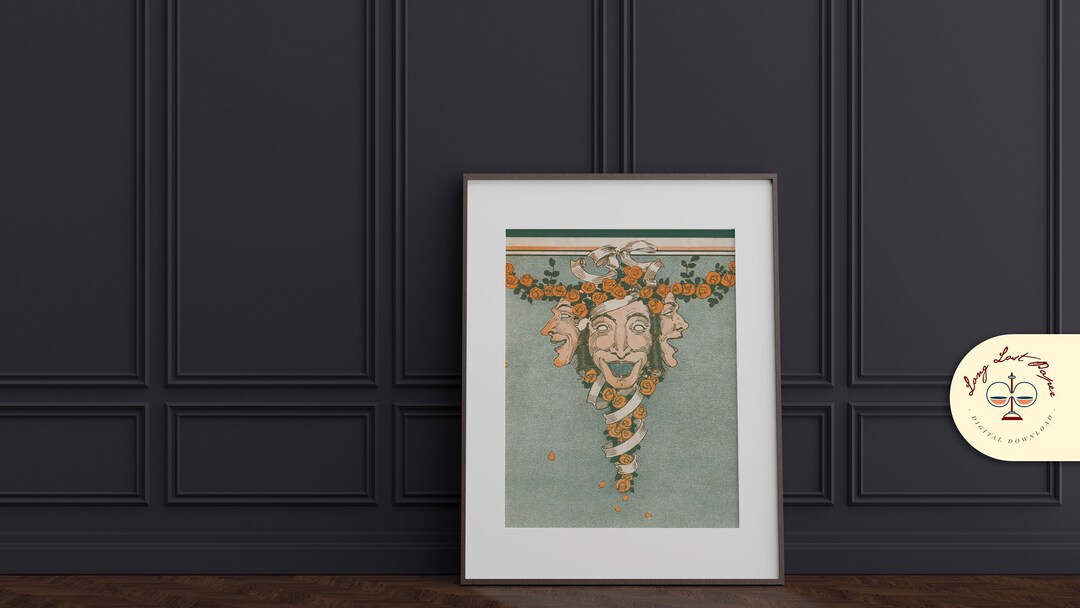 Antique Four Humours Art Print / DIGITAL DOWNLOAD / Old Vintage Artwork ...