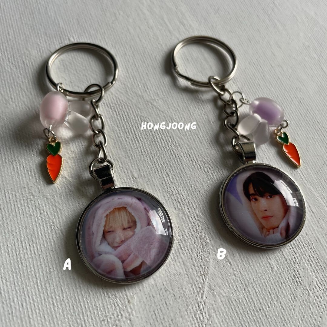 Ateez Bunny Inspired Keychains - Etsy