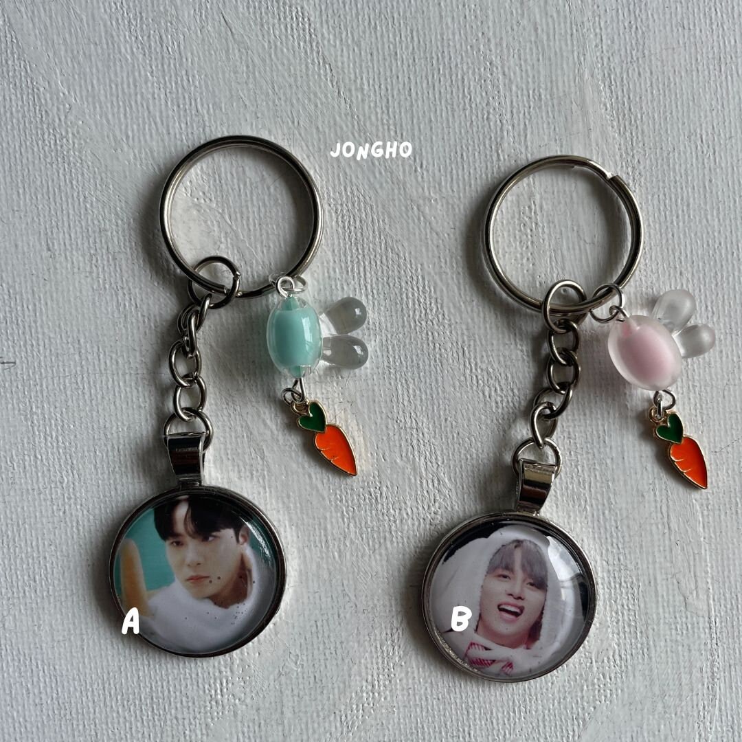 Ateez Bunny Inspired Keychains - Etsy