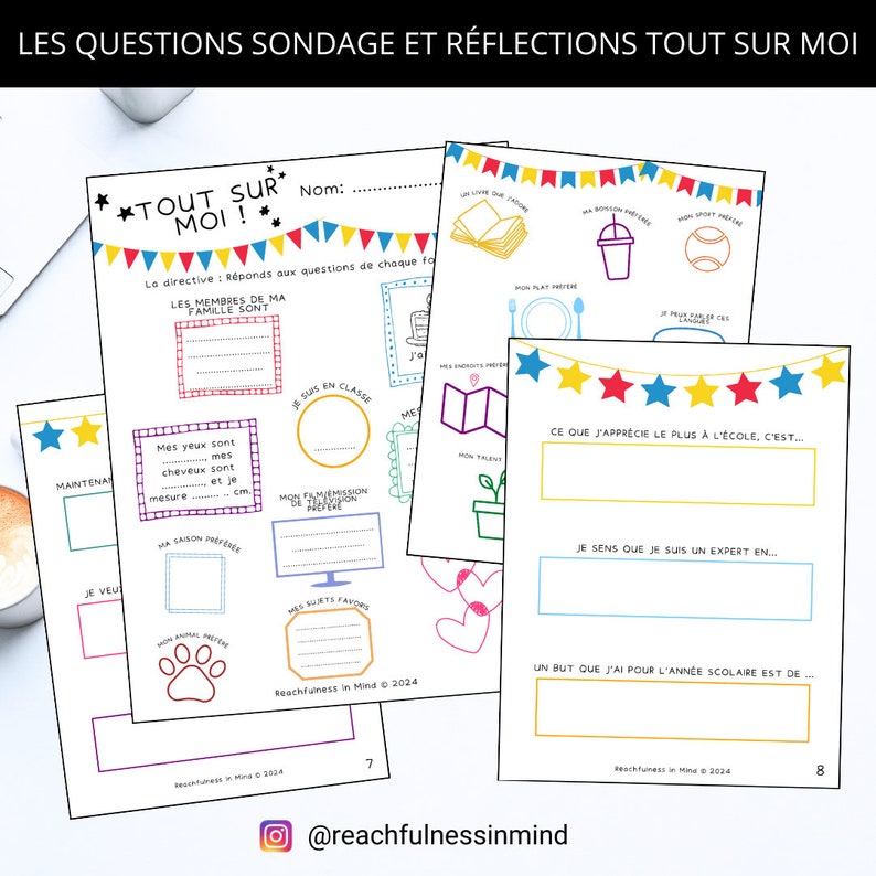 2024 La Rentrée Scolaire (back to School) Tout Sur Moi - Etsy
