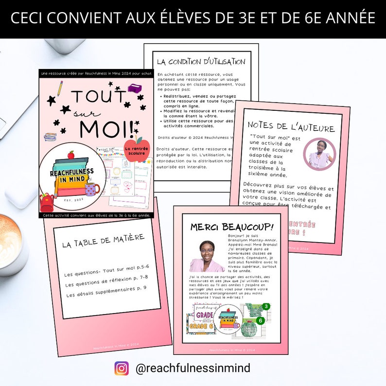 2024 La Rentrée Scolaire back to School Tout Sur Moi - Etsy