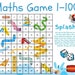 Maths Board Game Add, Plus, Missing Numbers, Number Grid 1 - 100 ...