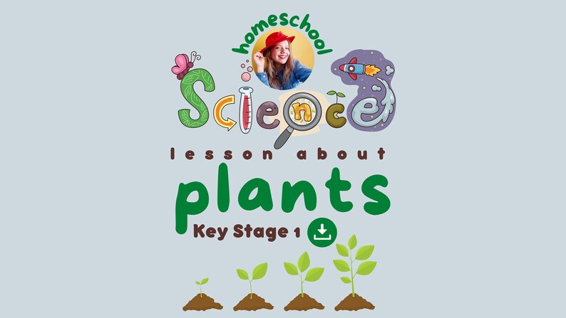 Plant Growth Science Lesson: Flower Parts & Flashcards (PDF Pattern) - Etsy