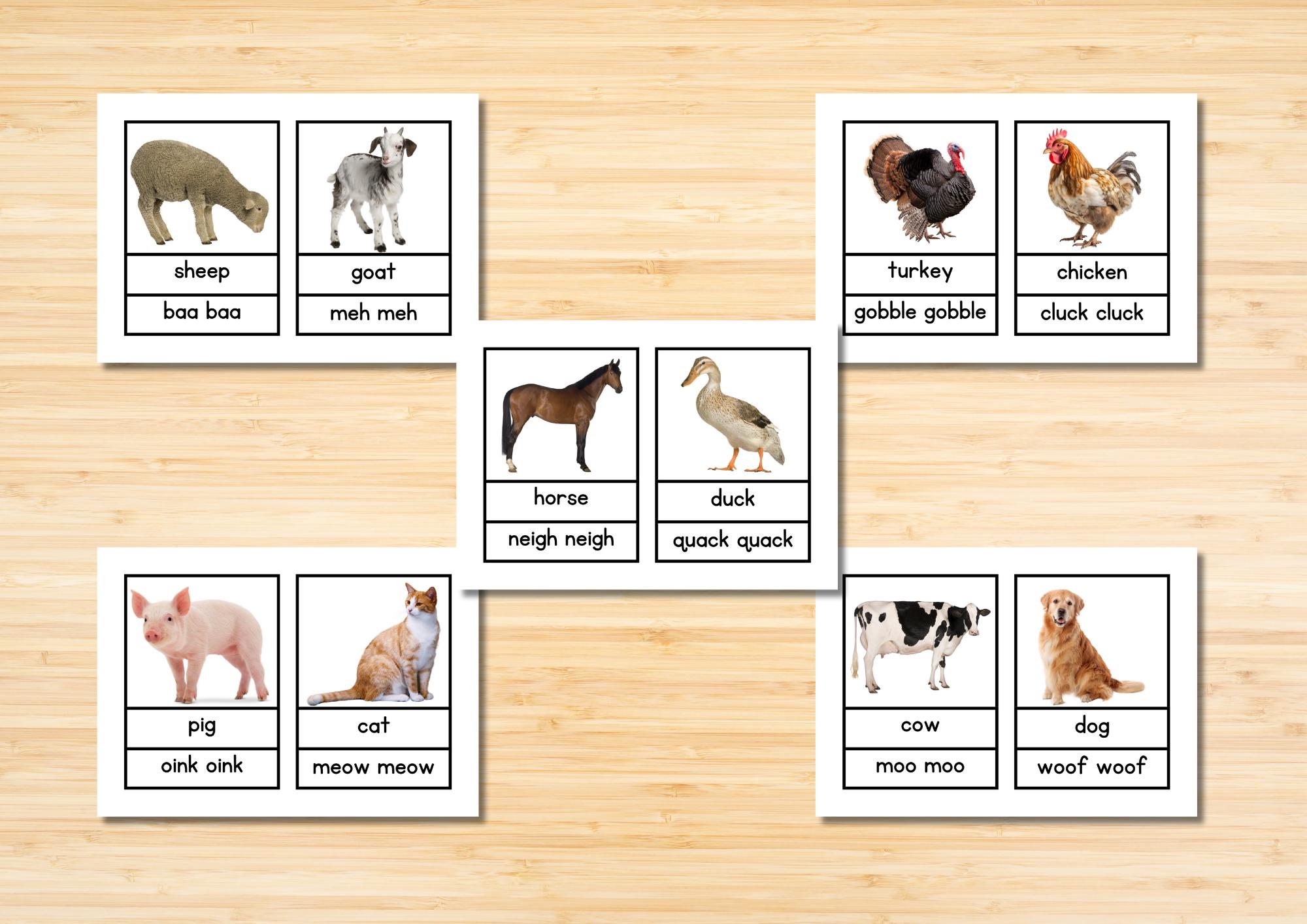 Old Macdonald Had A Farm Printable Props Nursery Rhymes Baby Toddler ...