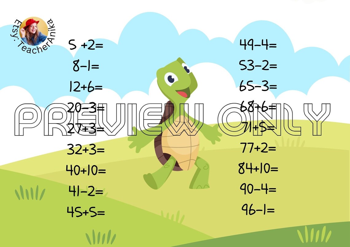 Maths Number 1 - 100 Board Game for Kids & Children, Addition and ...