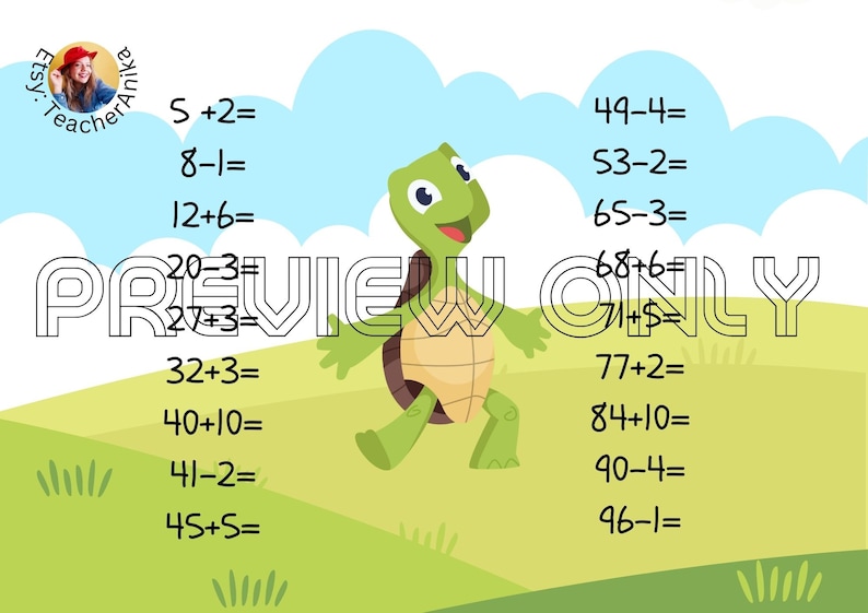 Maths Number 1 - 100 Board Game for Kids & Children, Addition and ...