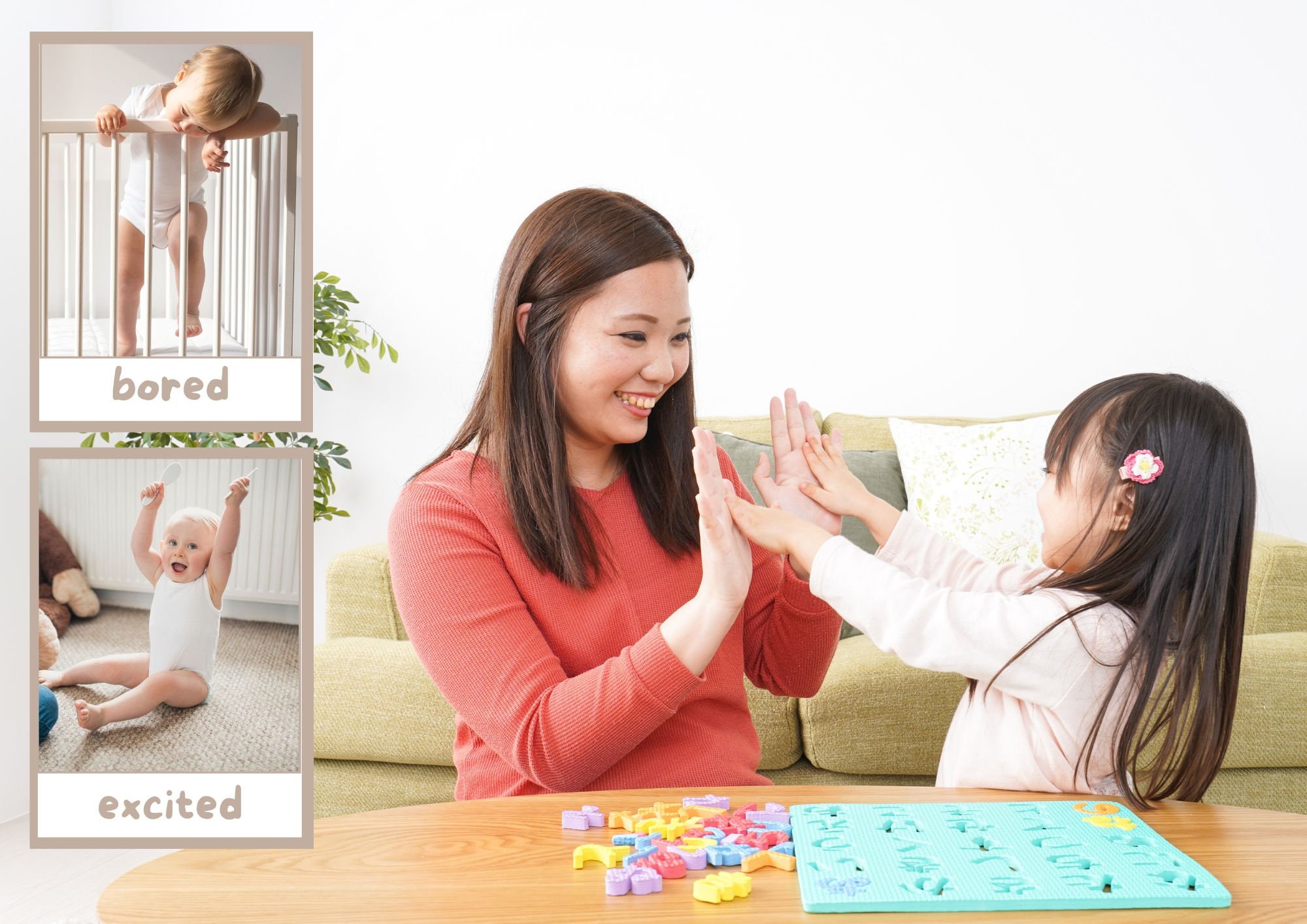 Baby Emotions, Feelings & Expressions Digital Download Cards, Real Face ...