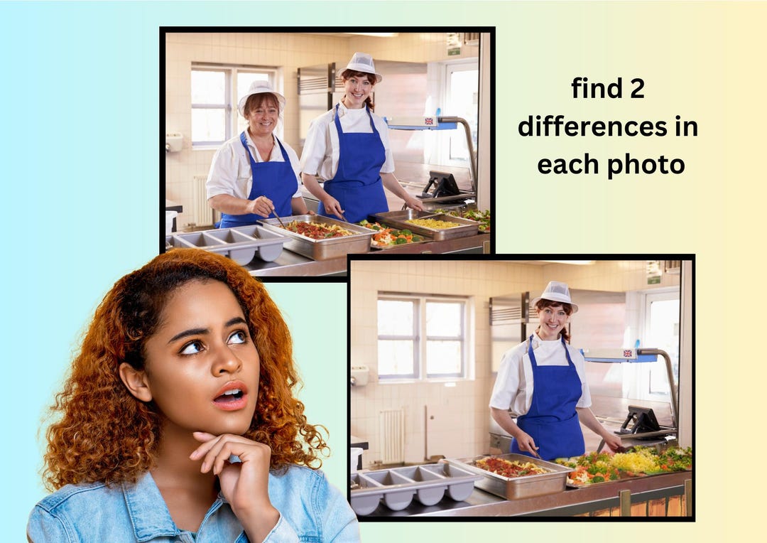 Special Needs SEND Spot the Difference Photograph Activity Attention to Detail Worksheet Real ...