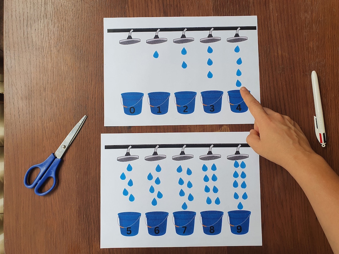 Math Activity Printable Counting Mathematics Homeschool Worksheets for ...