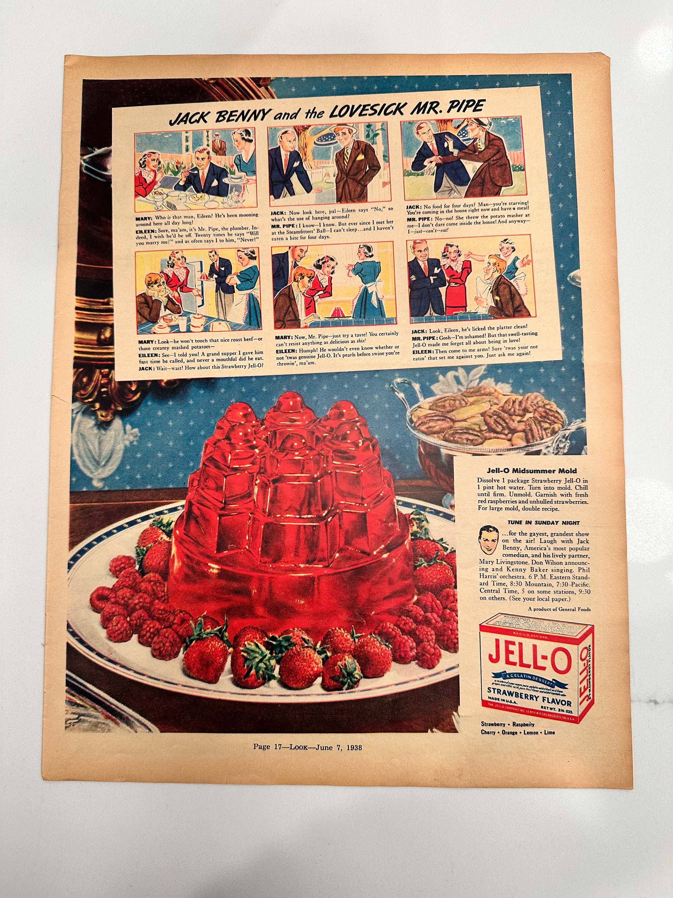 1930s Jell-o Magazine Ad - Etsy