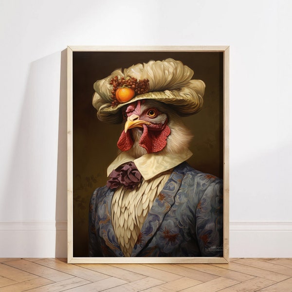 Chicken Poster - Etsy