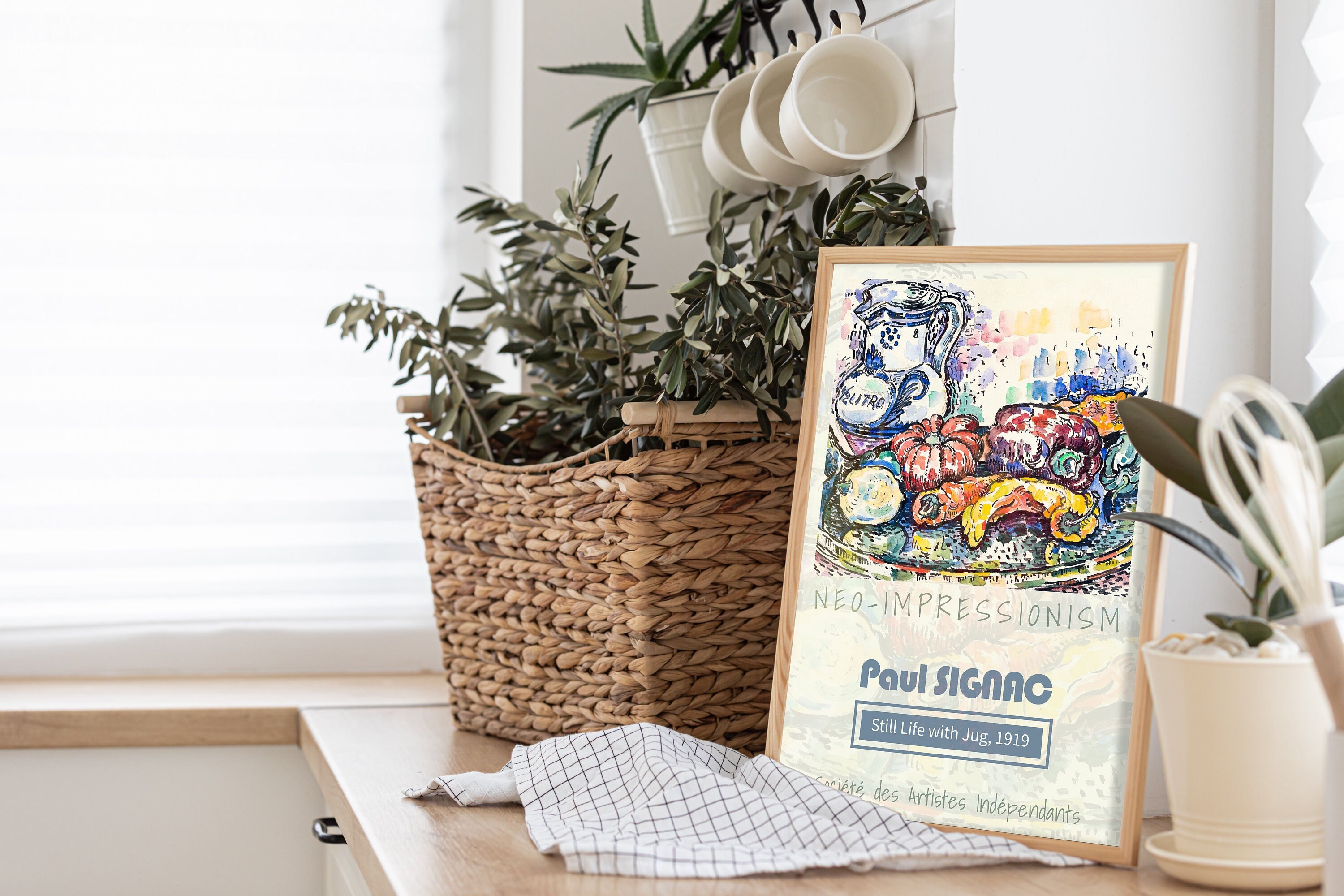Watercolor Still Life Printable Poster by Paul Signac Still - Etsy
