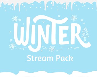 Winter Twitch Banner - Etsy