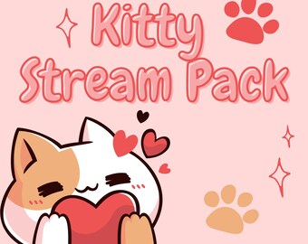 Kitty Twitch Banner - Etsy