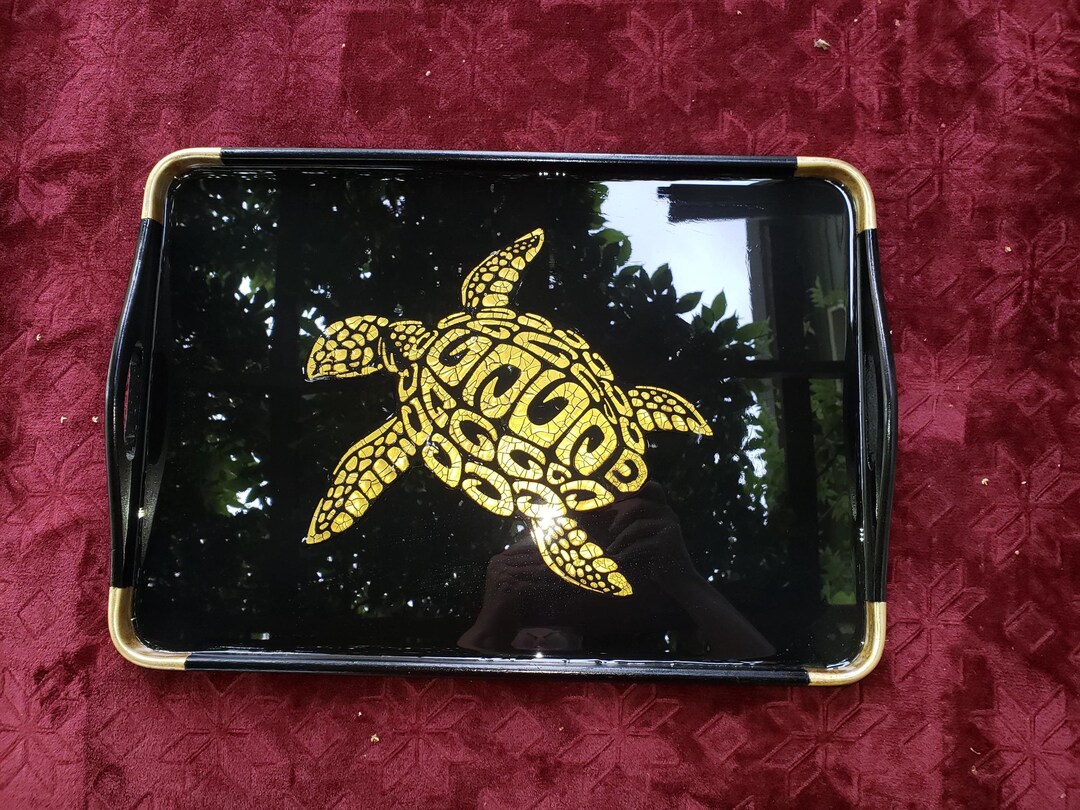 Vintage Japanese Serving Tray Transformed - Etsy