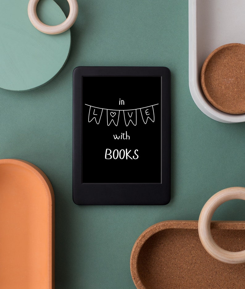 Ebook Reader Lock Screen Kindle Lockscreen Wallpaper Epub PNG - Etsy