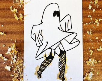 Sexy Ghost With Legs - Etsy Australia