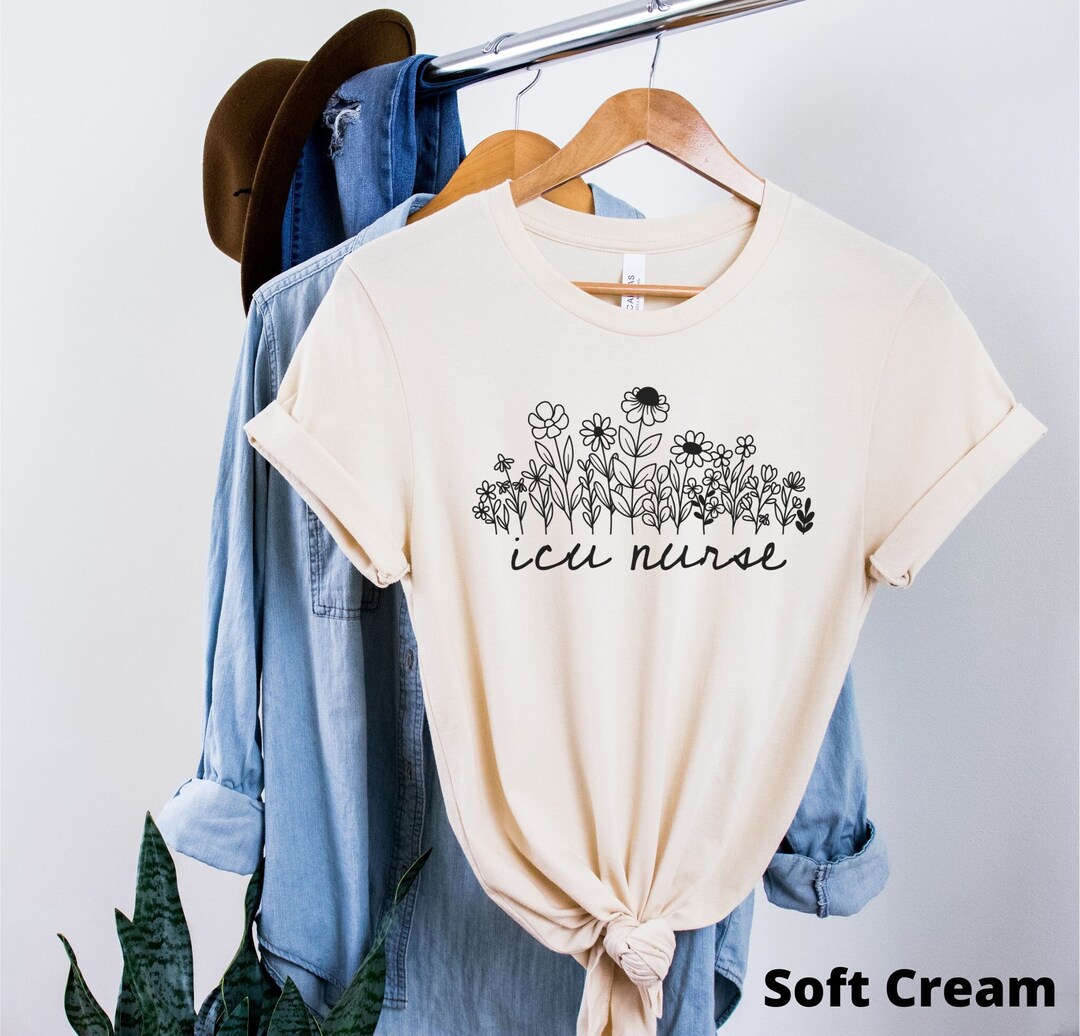 ICU Nurse Shirt Intensive Care Nurse Tshirt ICU Nurse Gift for ICU ...