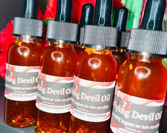 Flying Devil Oil - Etsy