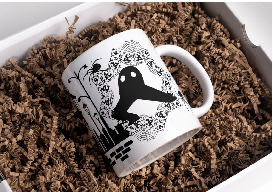 Fresno Nightcrawler Coffee Cup Cryptid Coffee Mug Blue Willow Inspired ...