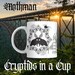 Mothman Coffee Cup Cryptid Coffee Mug Blue Willow Inspired Kitchen ...