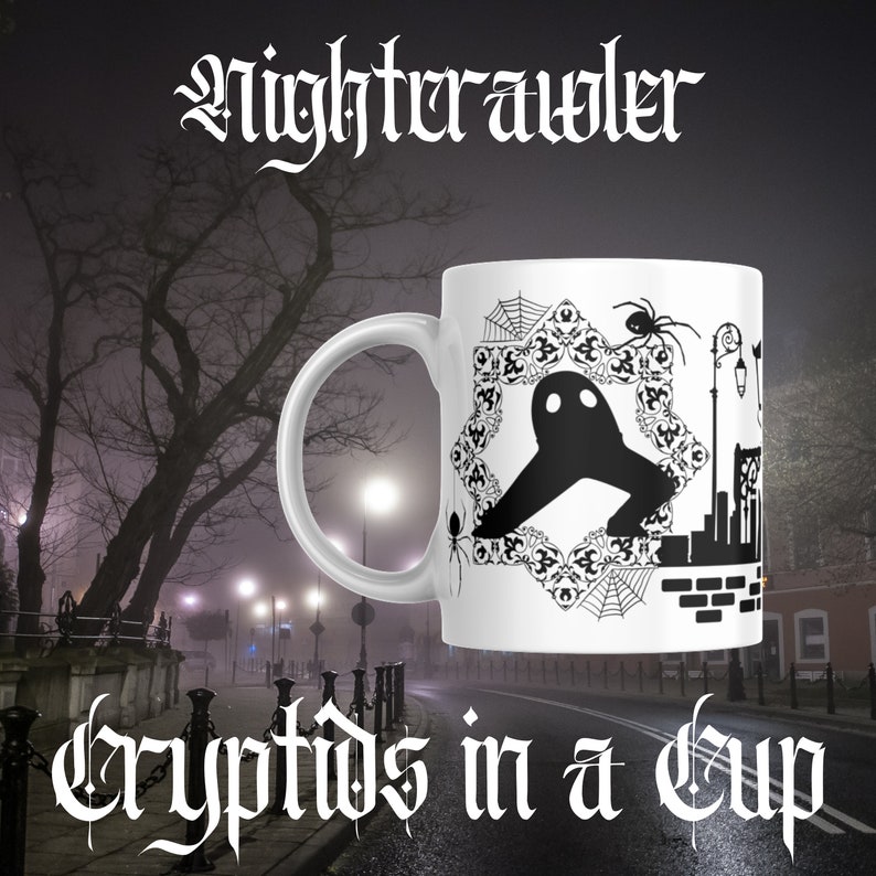 Fresno Nightcrawler Coffee Cup Cryptid Coffee Mug Blue Willow Inspired ...