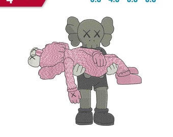 Kaws Embroidery Design - Etsy