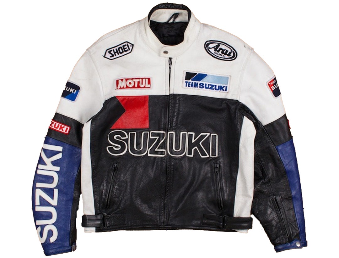 Suzuki Racing F1 Inspired Motorcycle Jacket Waterproof and - Etsy