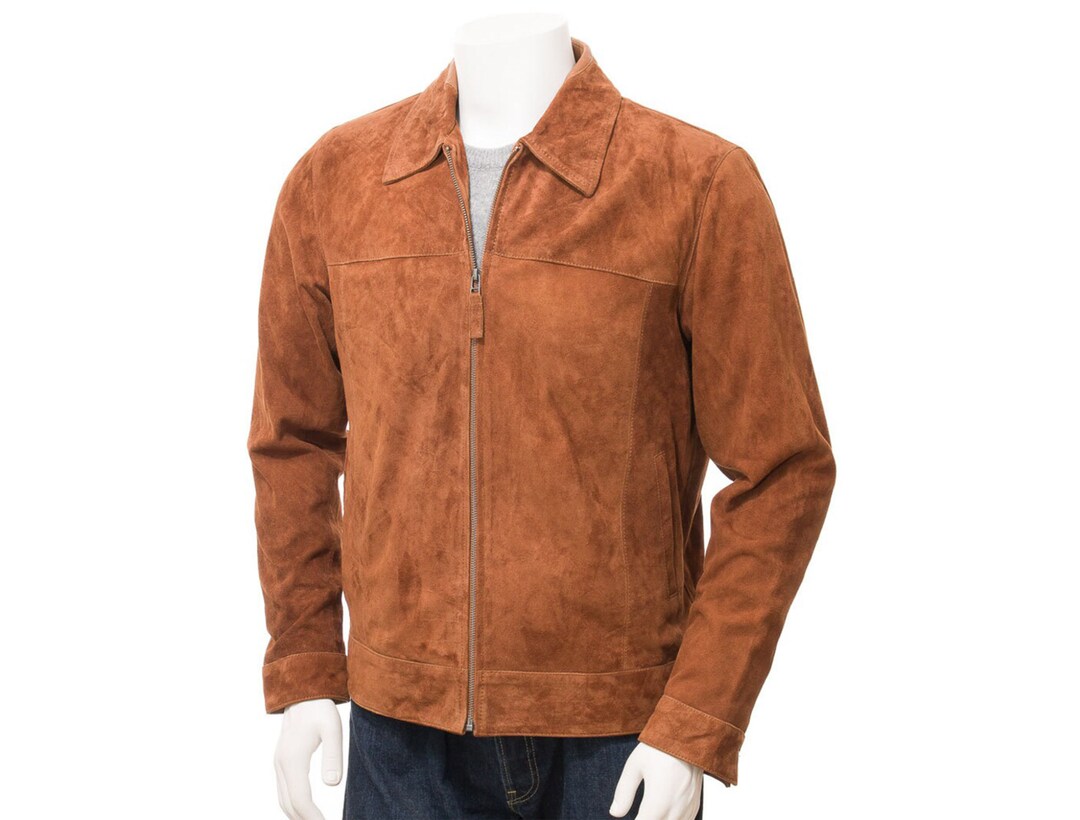 Premium Goat Suede Leather Motorcycle Biker Jacket Men's - Etsy
