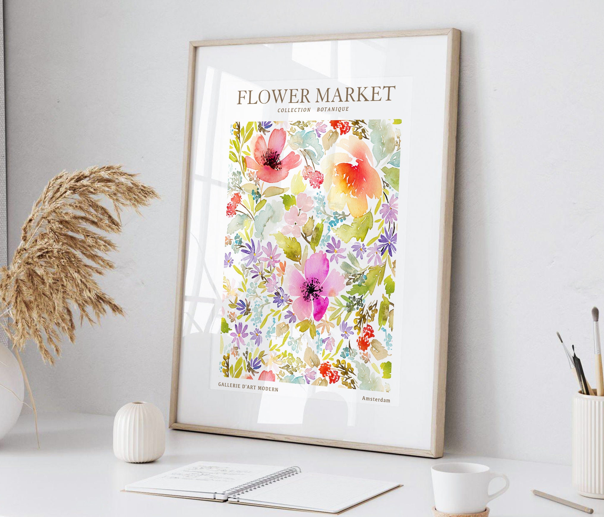 Wildflower Poster, Wildflower Print, Wildflower Printable Art, Floral ...