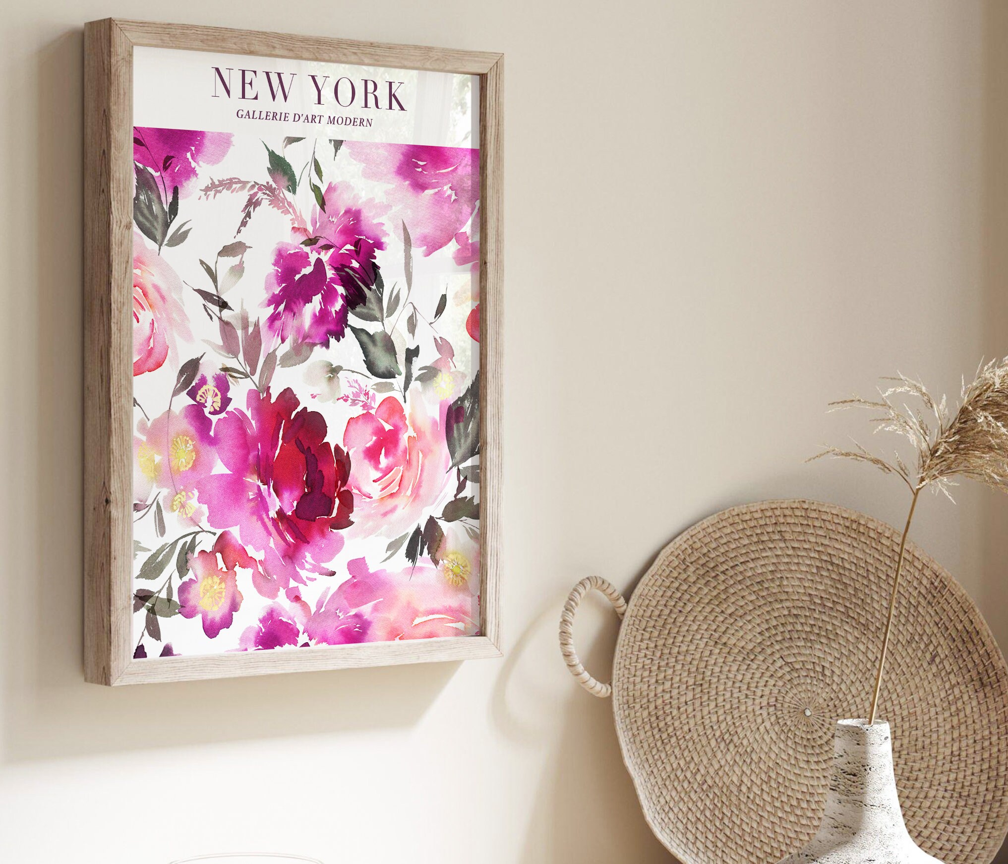 Colorful Wildflower Print, Watercolor Flower, Printable Flower Wall Art ...