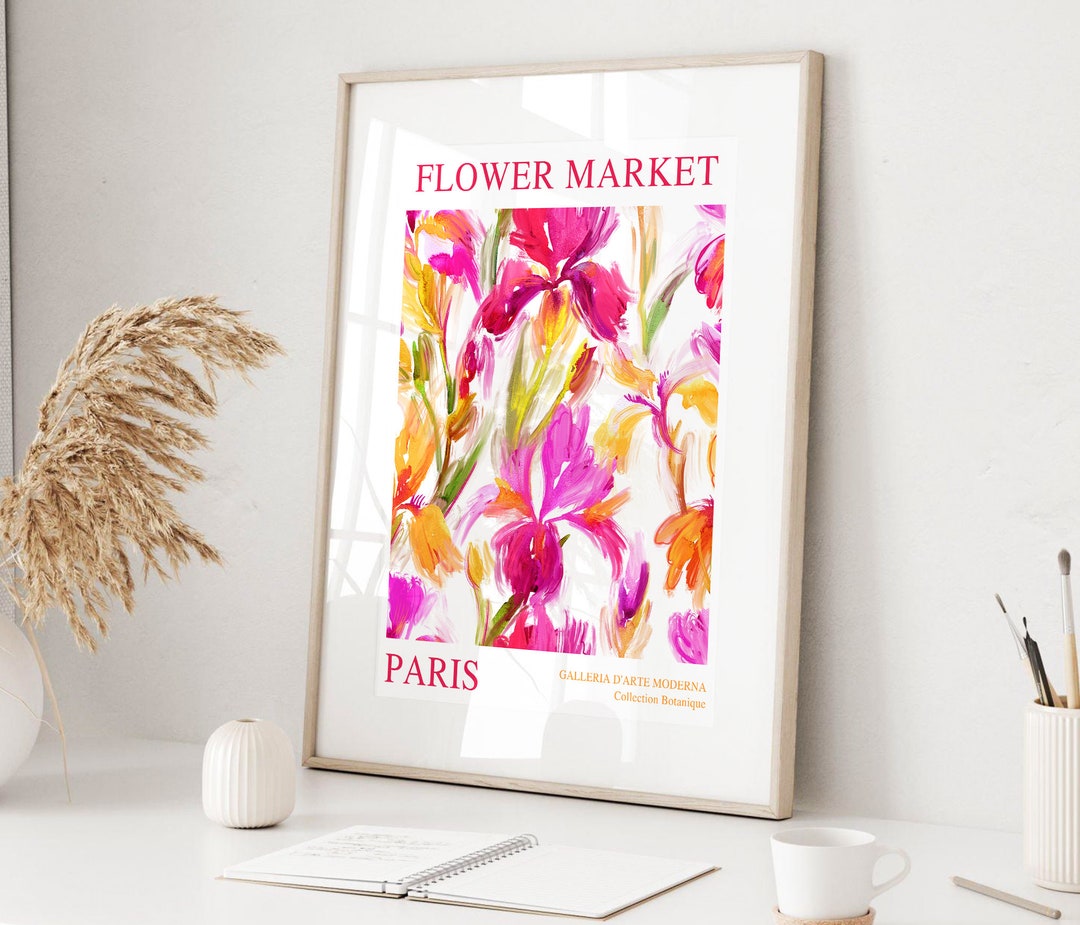 Wildflower Print, Watercolor Flower, Printable Flower Wall Art, Digital ...