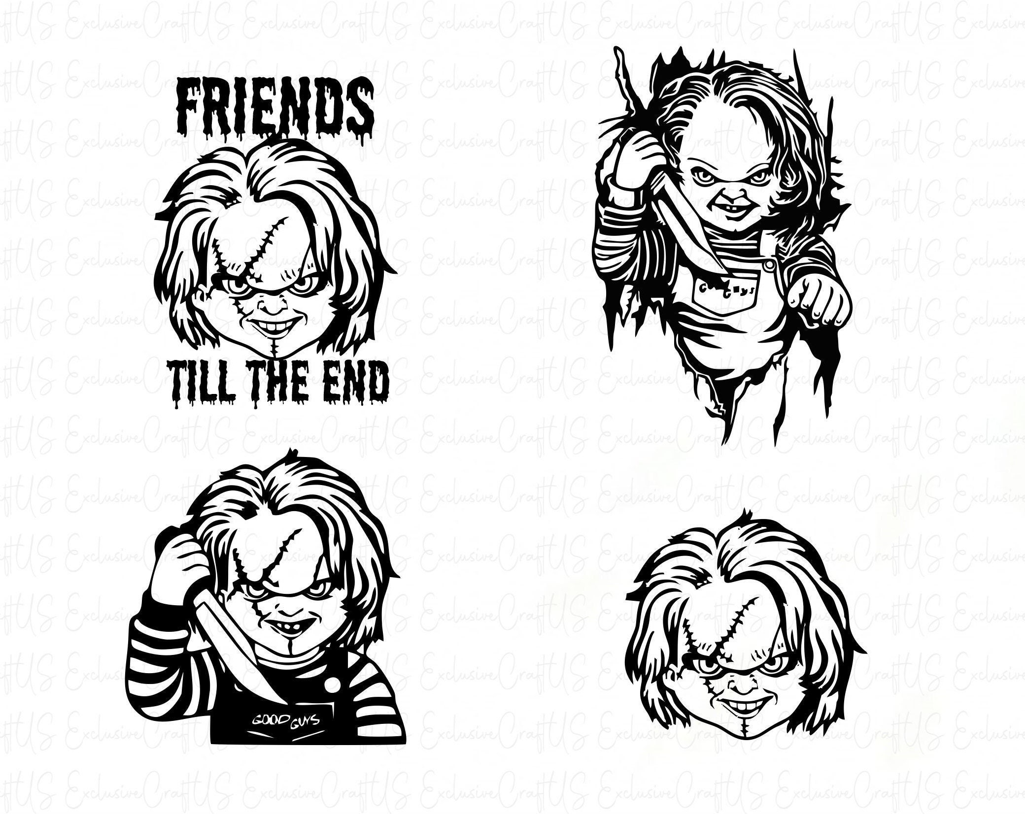 Chucky Svg Bundel Chucky Horror film svg Halloween Svg - Etsy Nederland