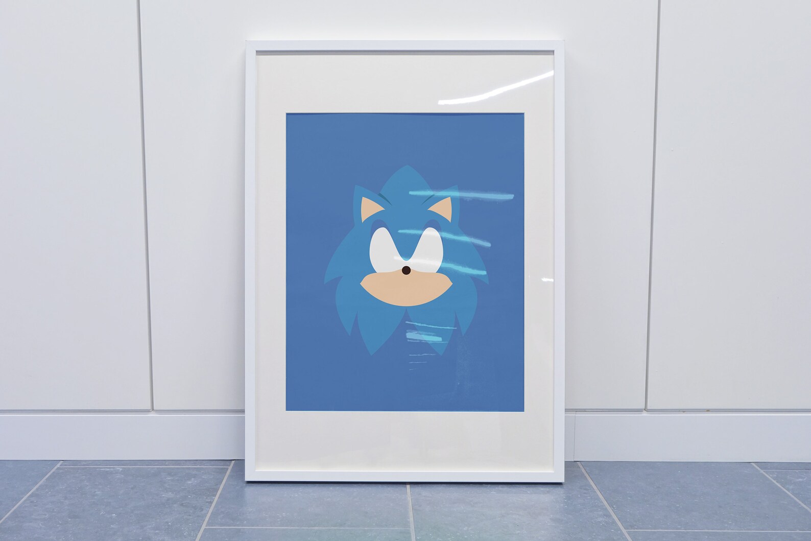 Sonic the Hedgehog Minimalistic Poster - Etsy