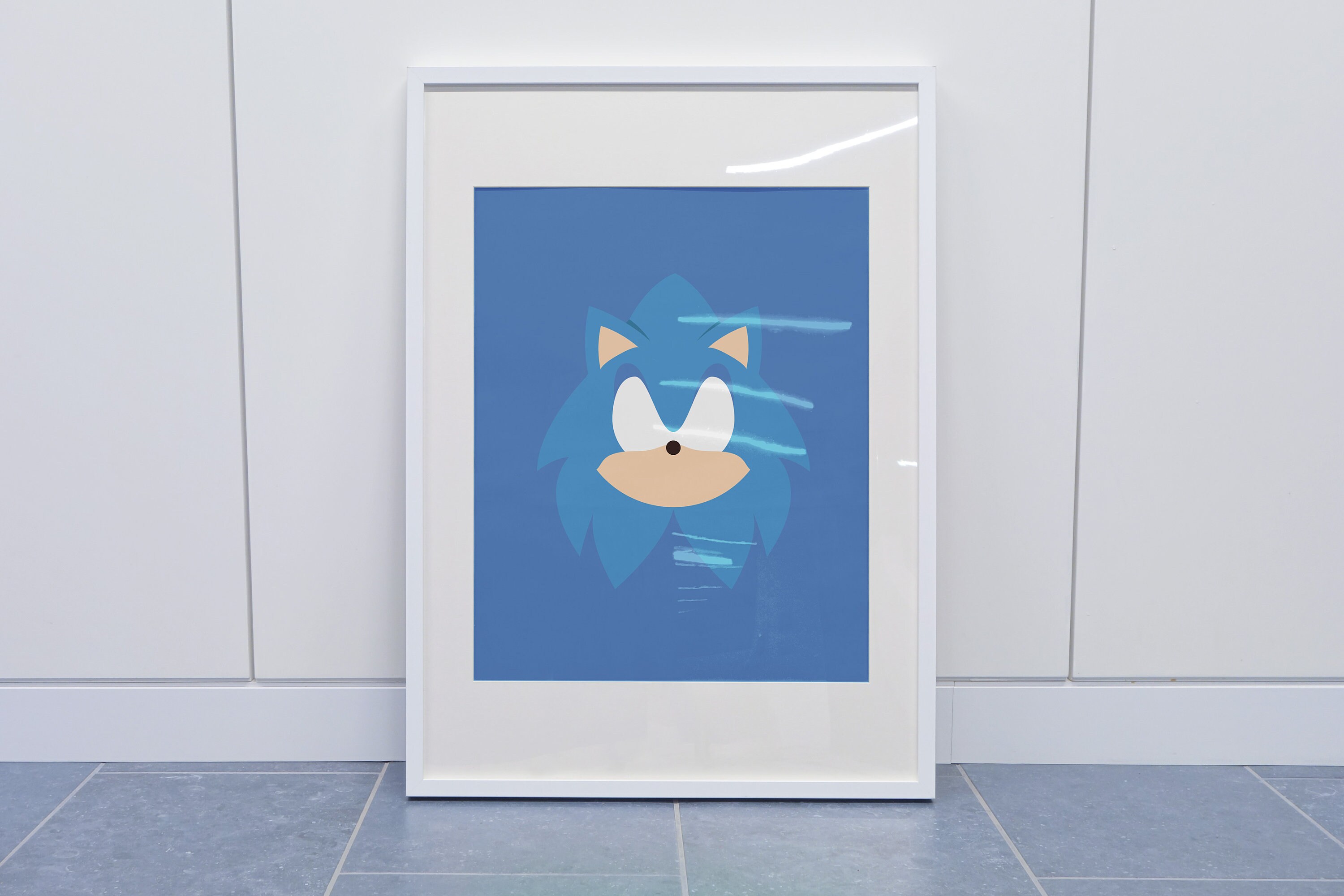 Sonic the Hedgehog Minimalistic Poster - Etsy