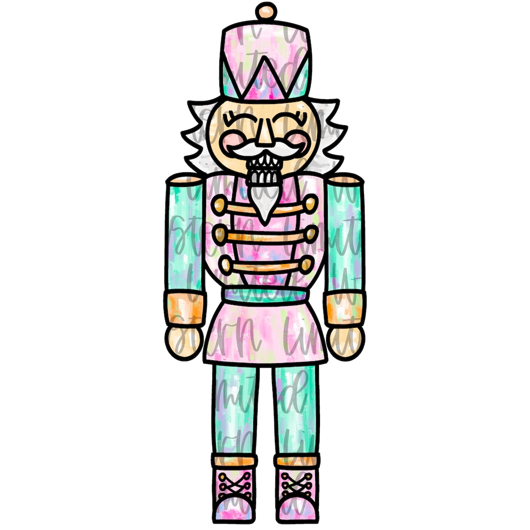 Painted Pastel Nutcracker PNG Cute Nutcracker PNG Transparent ...
