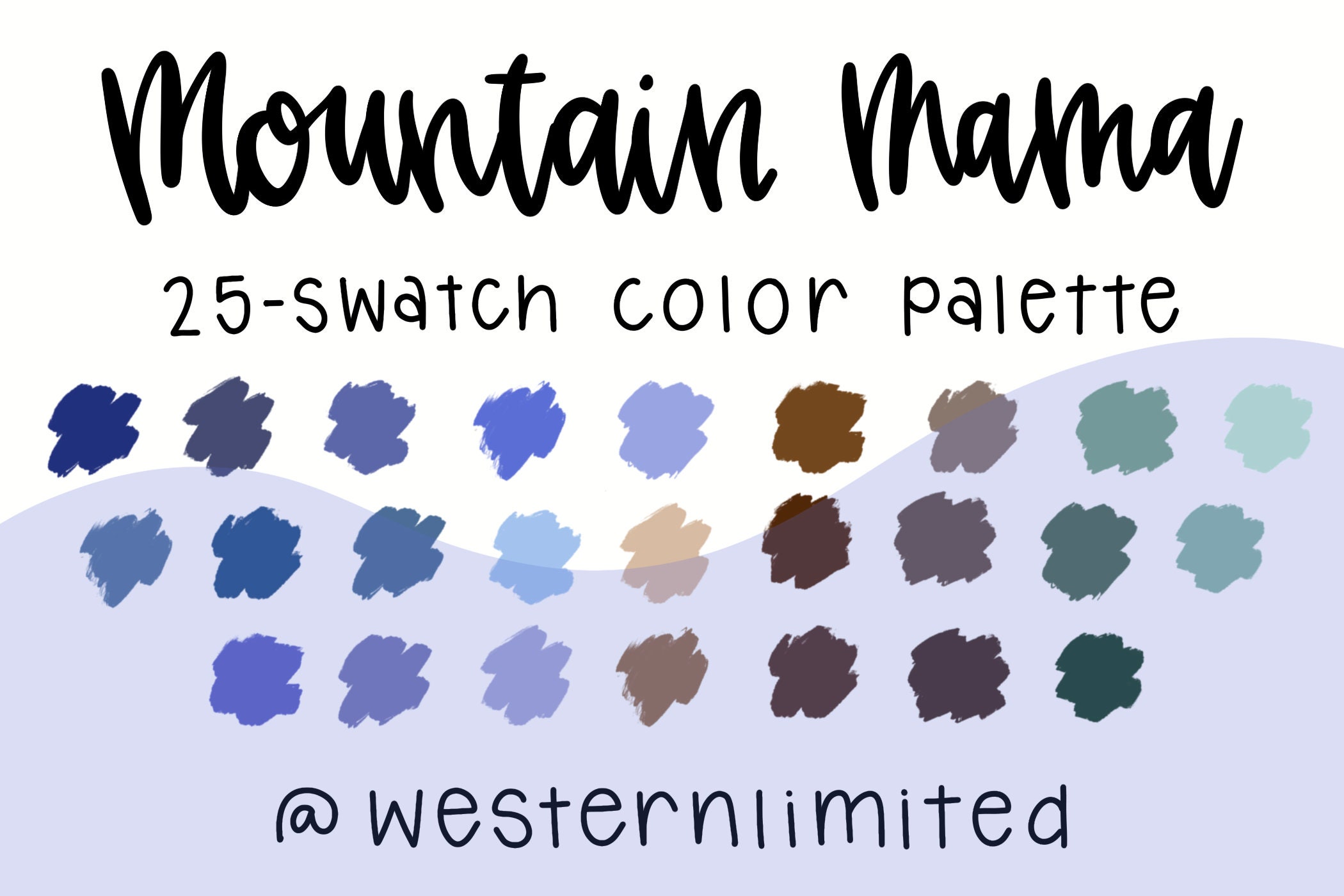Mountain Mama Color Palette Blue Color Palette Color Palette for ...