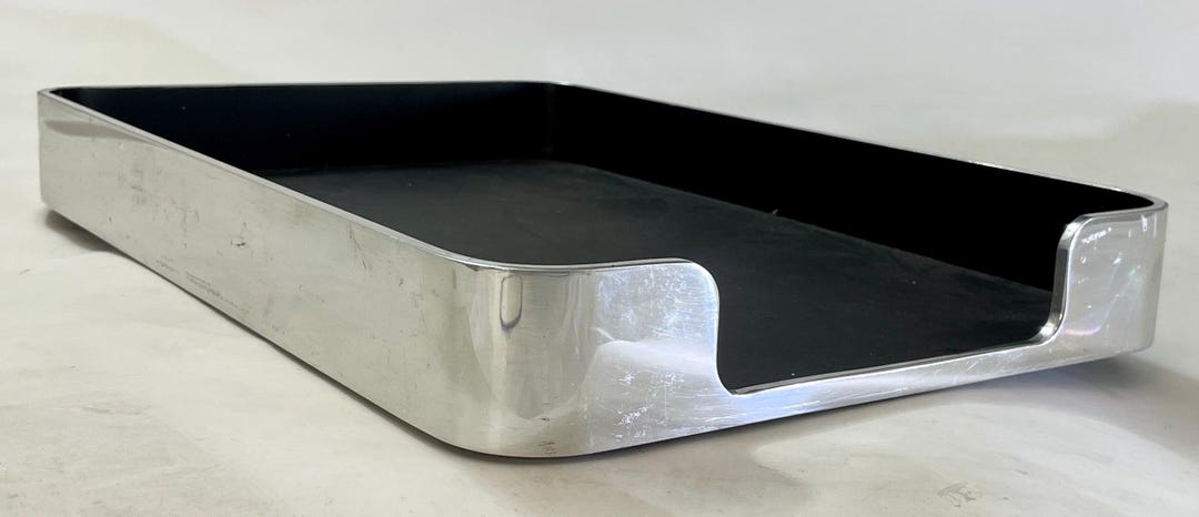 Vintage Letter Tray, radius One in Chrome by William Sklaroff for Smith ...