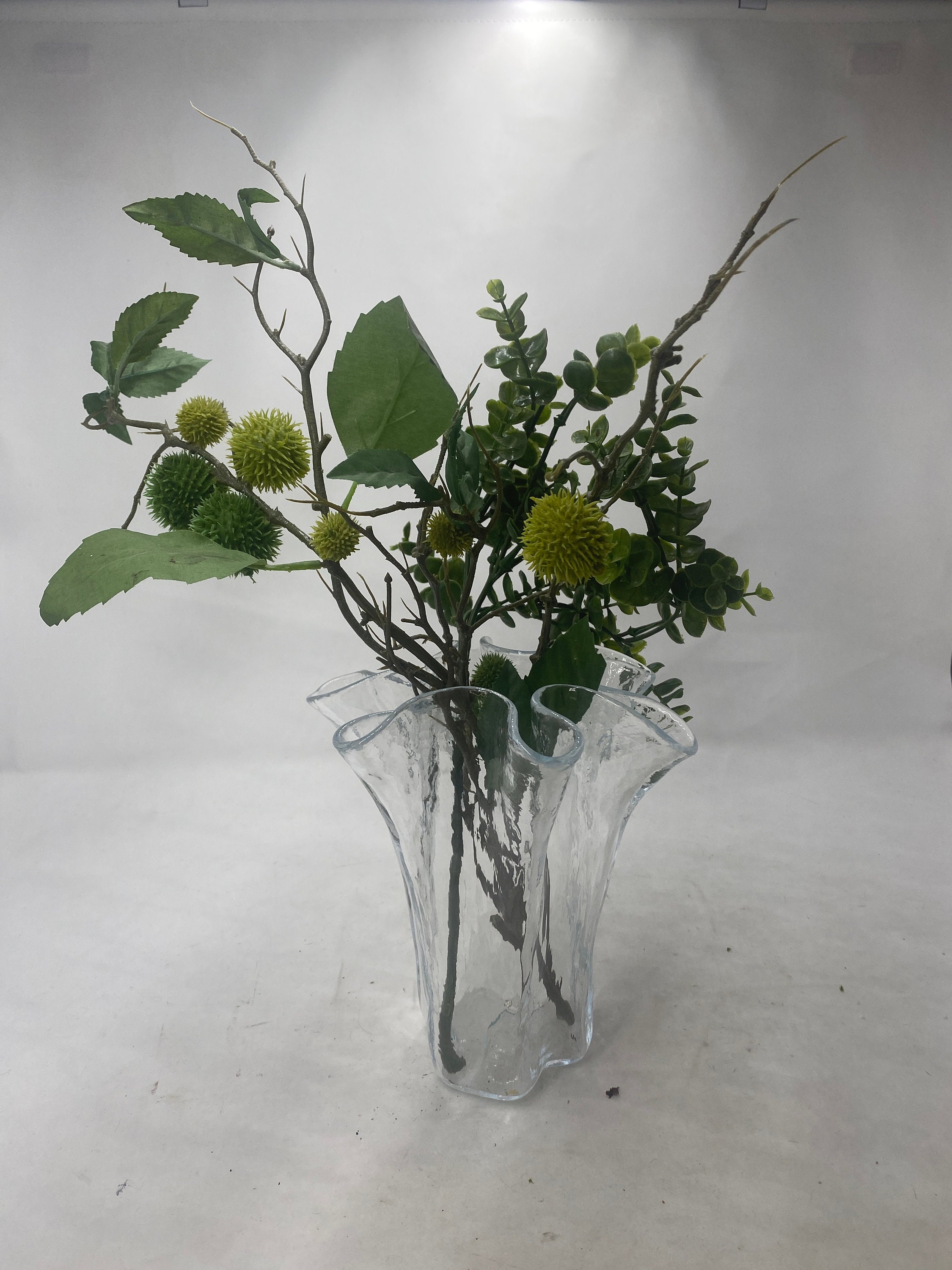 Folded Glass Vase by Muurla, Finland. - Etsy