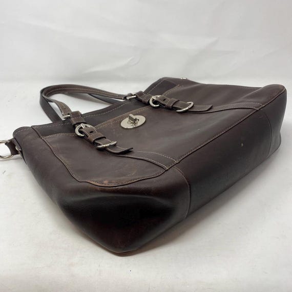 Vintage Coach Chelsea Tote F14015 - Brown Leather wit… - Gem