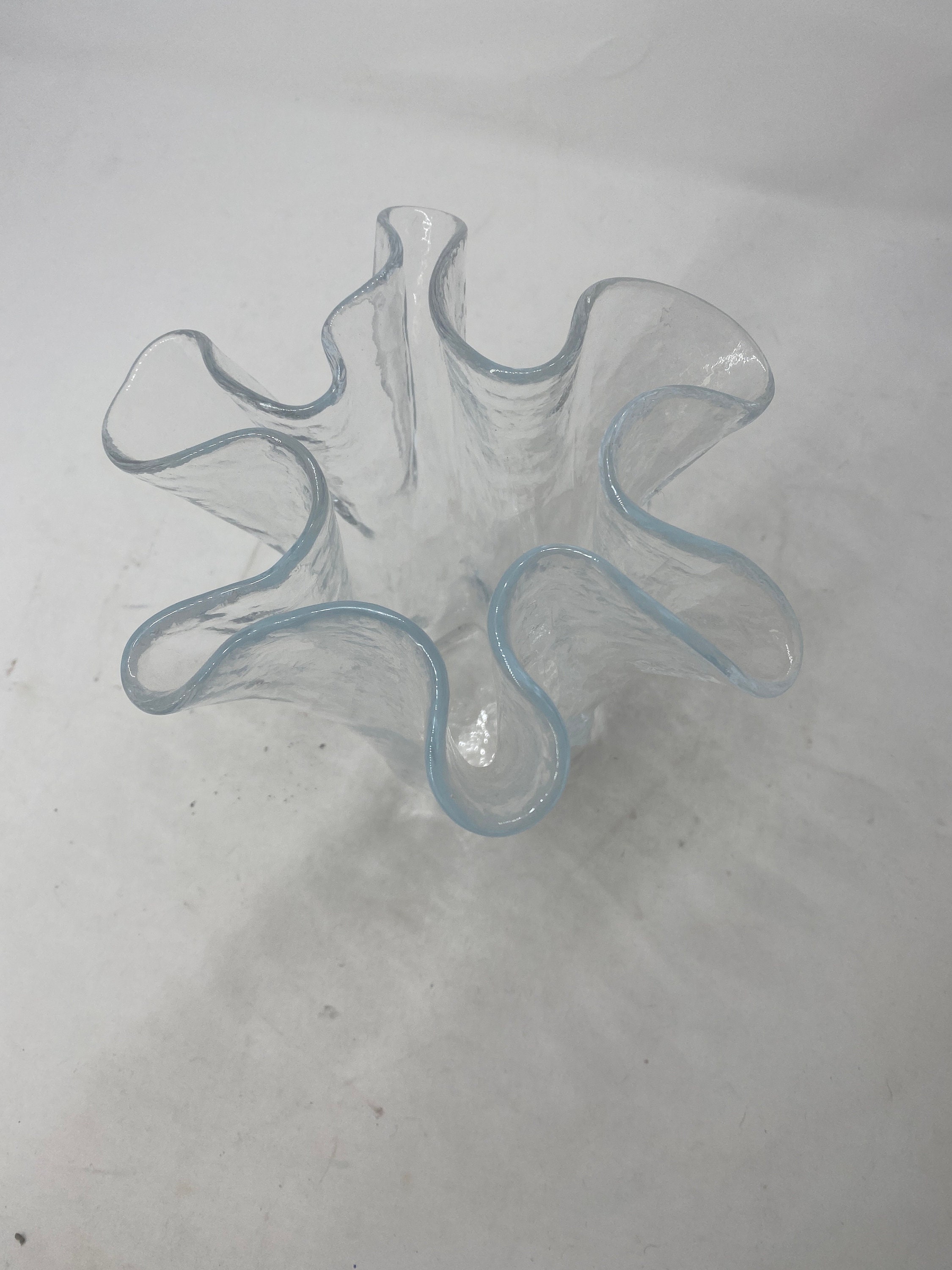 Folded Glass Vase by Muurla, Finland. - Etsy