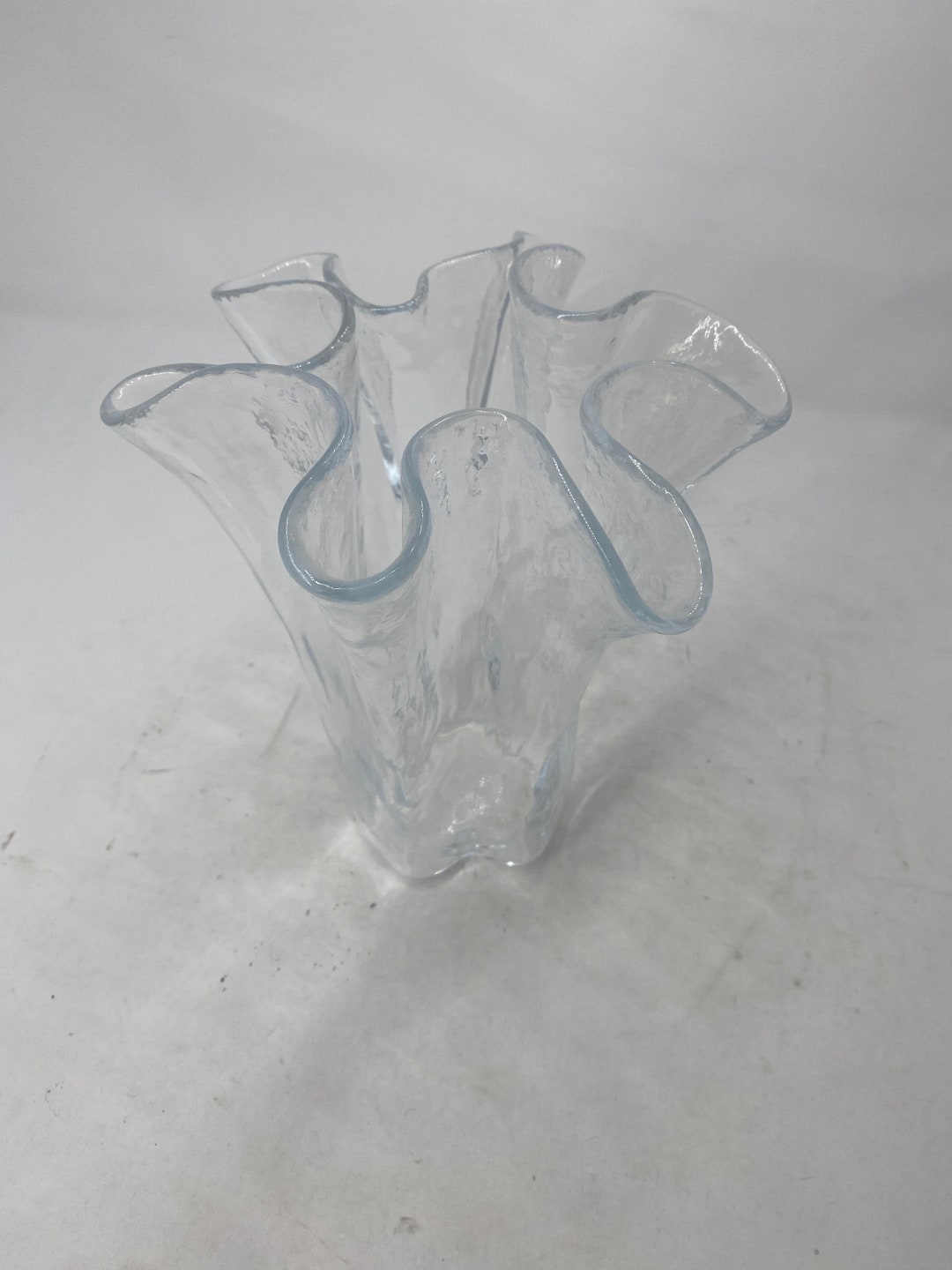 Folded Glass Vase by Muurla, Finland. - Etsy