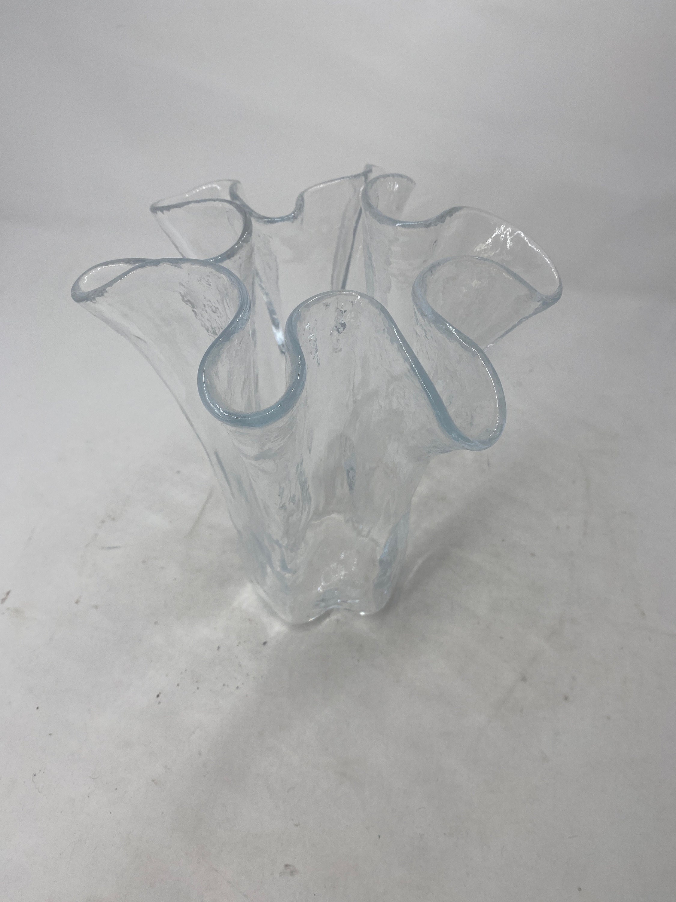 Folded Glass Vase by Muurla, Finland. - Etsy