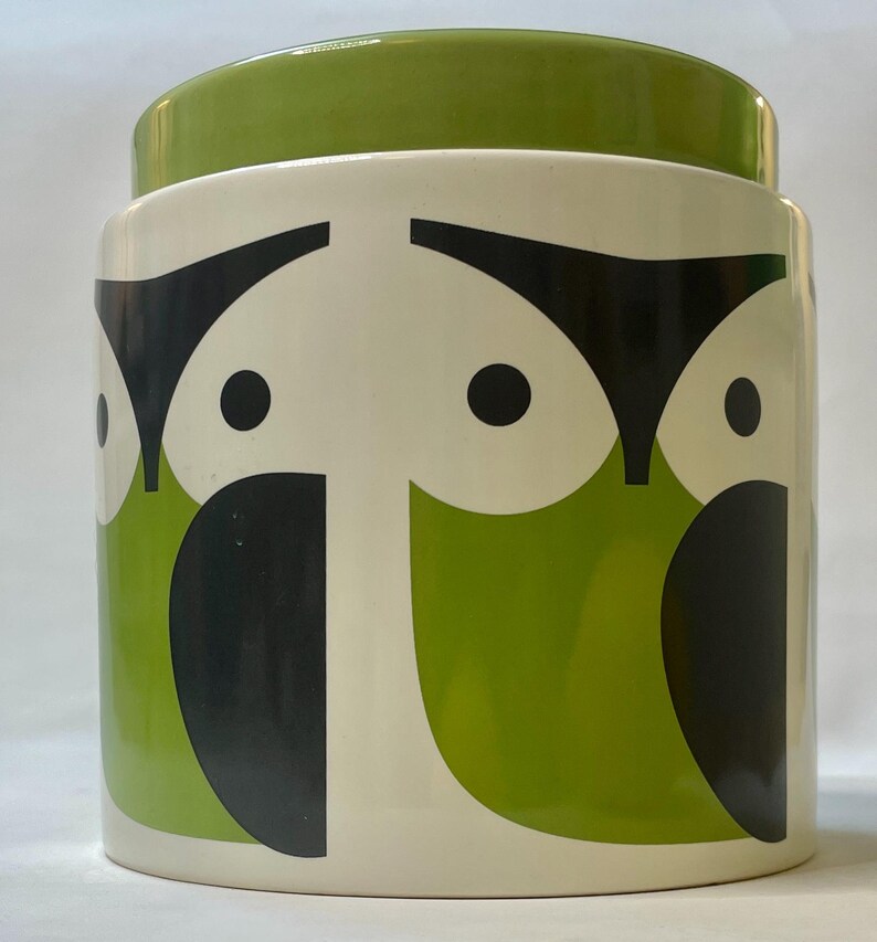 Orla Kiely 1L Ceramic Storage Jar Owl With Lid - Etsy