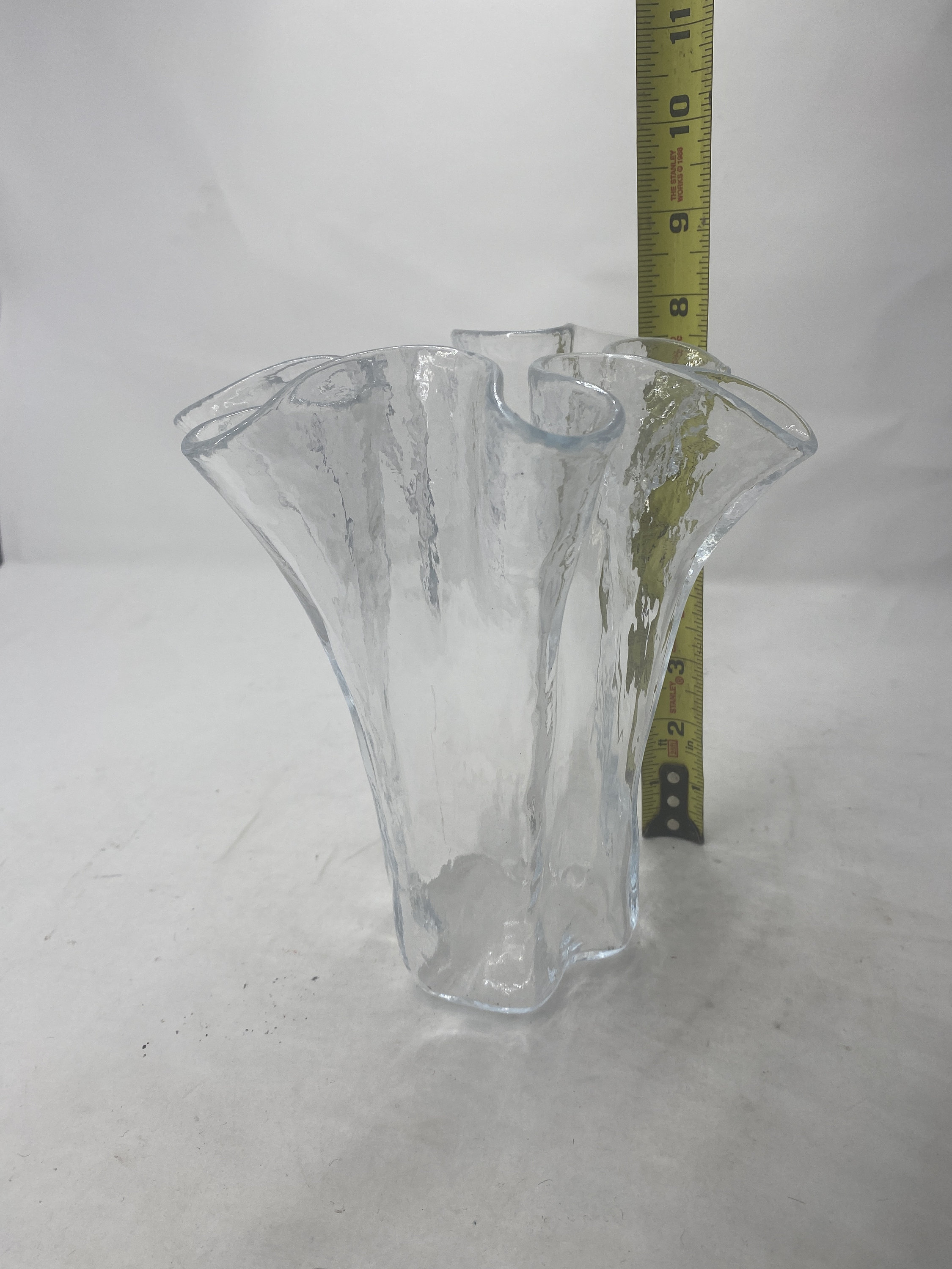 Folded Glass Vase by Muurla, Finland. - Etsy